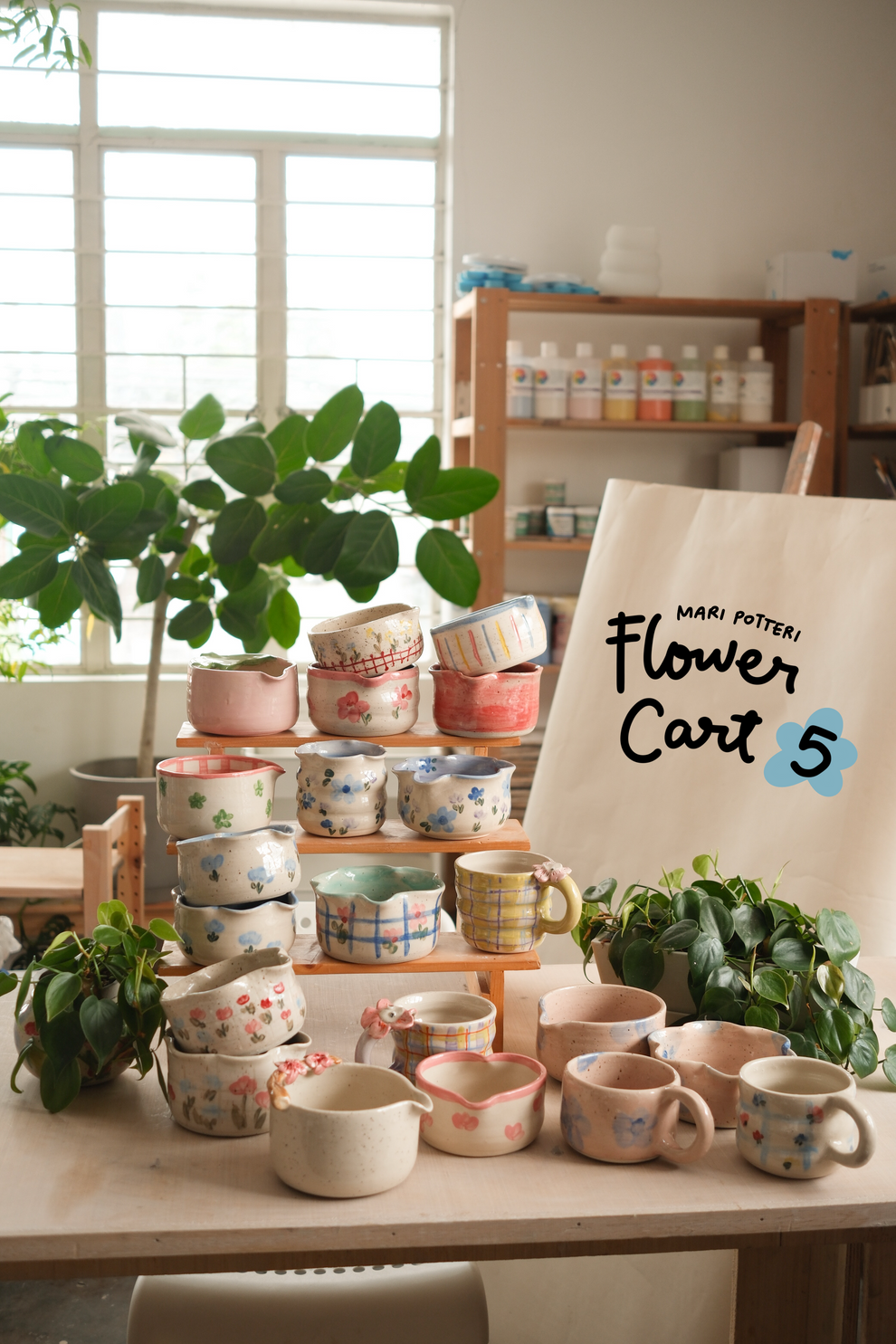 MARI POTTERI FLOWER CART #5 – MARI MANALO ART